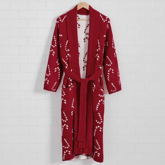 Pottery Barn | Intimates & Sleepwear | Pottery Barn Candy Cane Jacquard ...